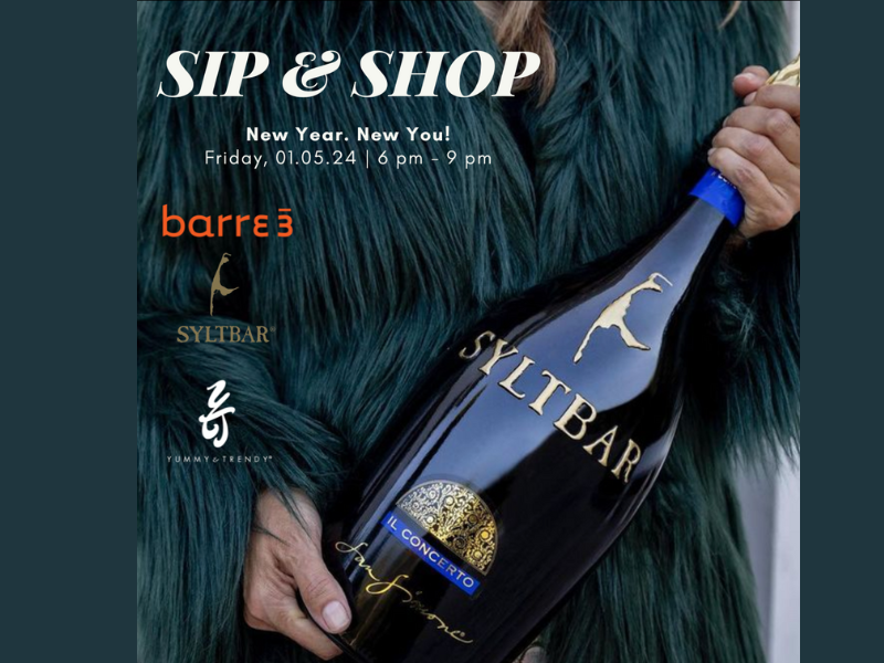 SIP & SHOP EVENT | barre3 x Yummy & Trendy